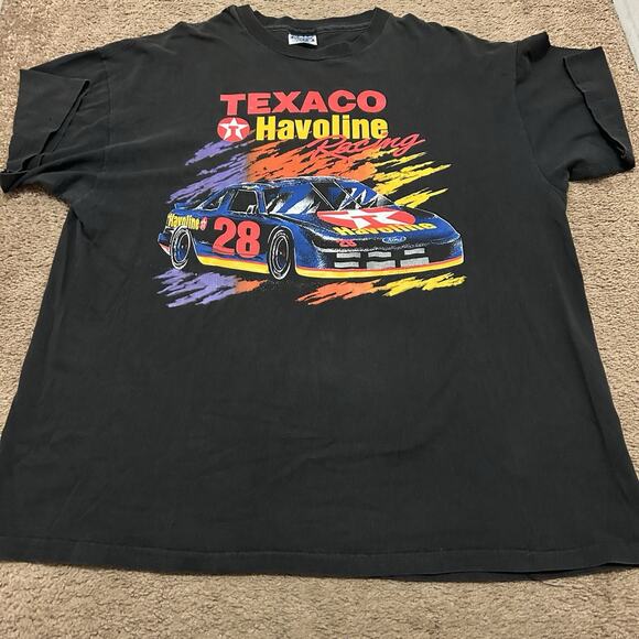 Hanes | Shirts | Davey Allison Texaco Havoline Nascar Single Stitch ...